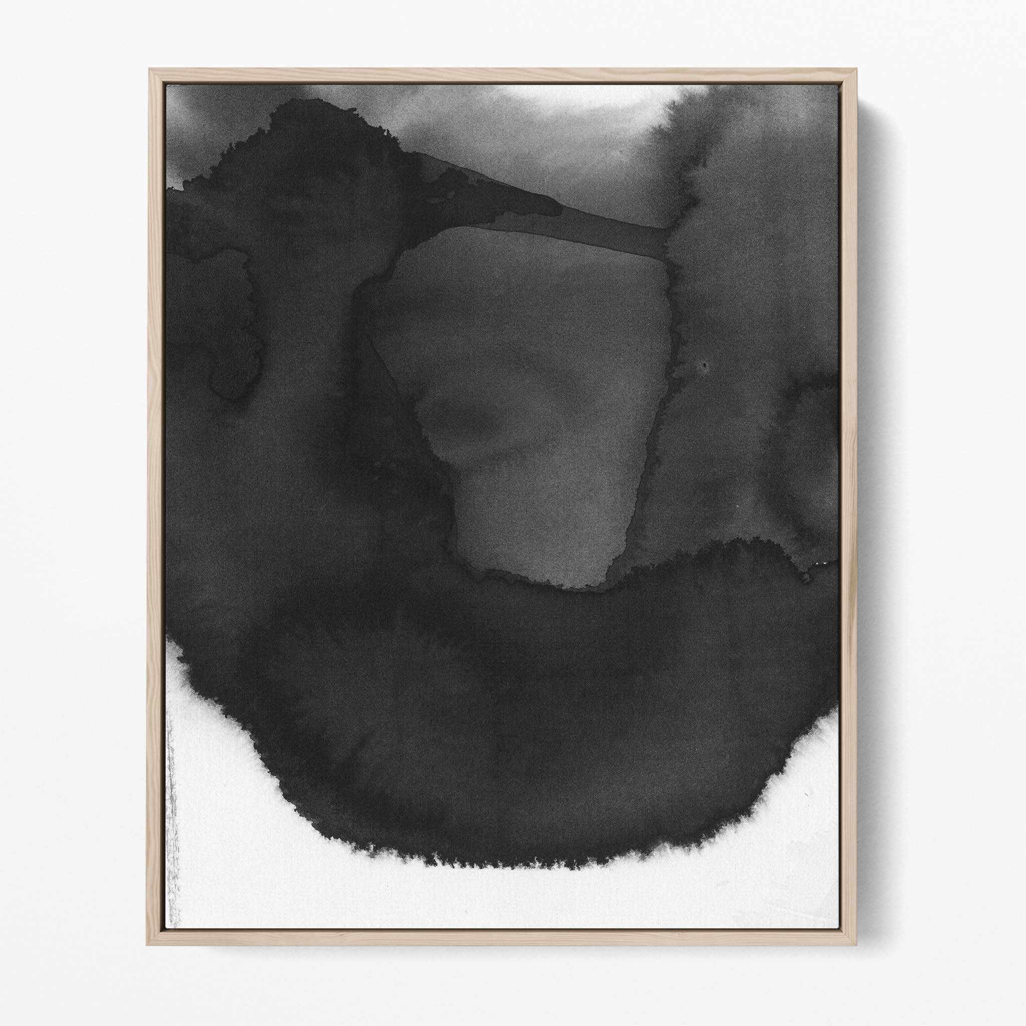 Monochrome Ink Bleed II – Emma Street Studio